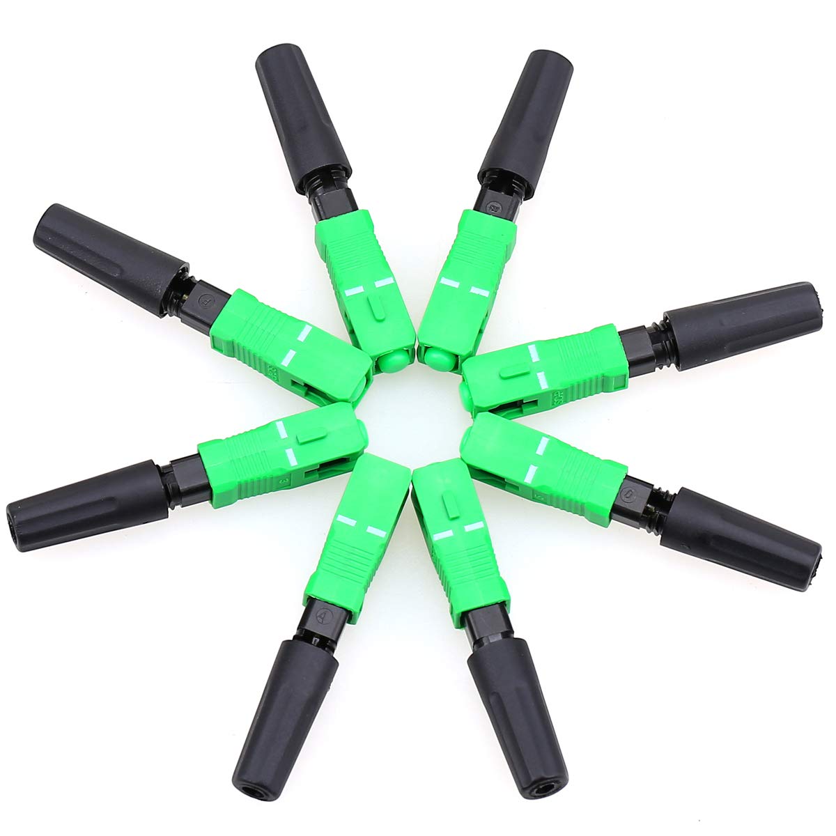 Snapklik.com : 100pcs Ftth Optical Fiber Cable Connector Quick Assembly ...