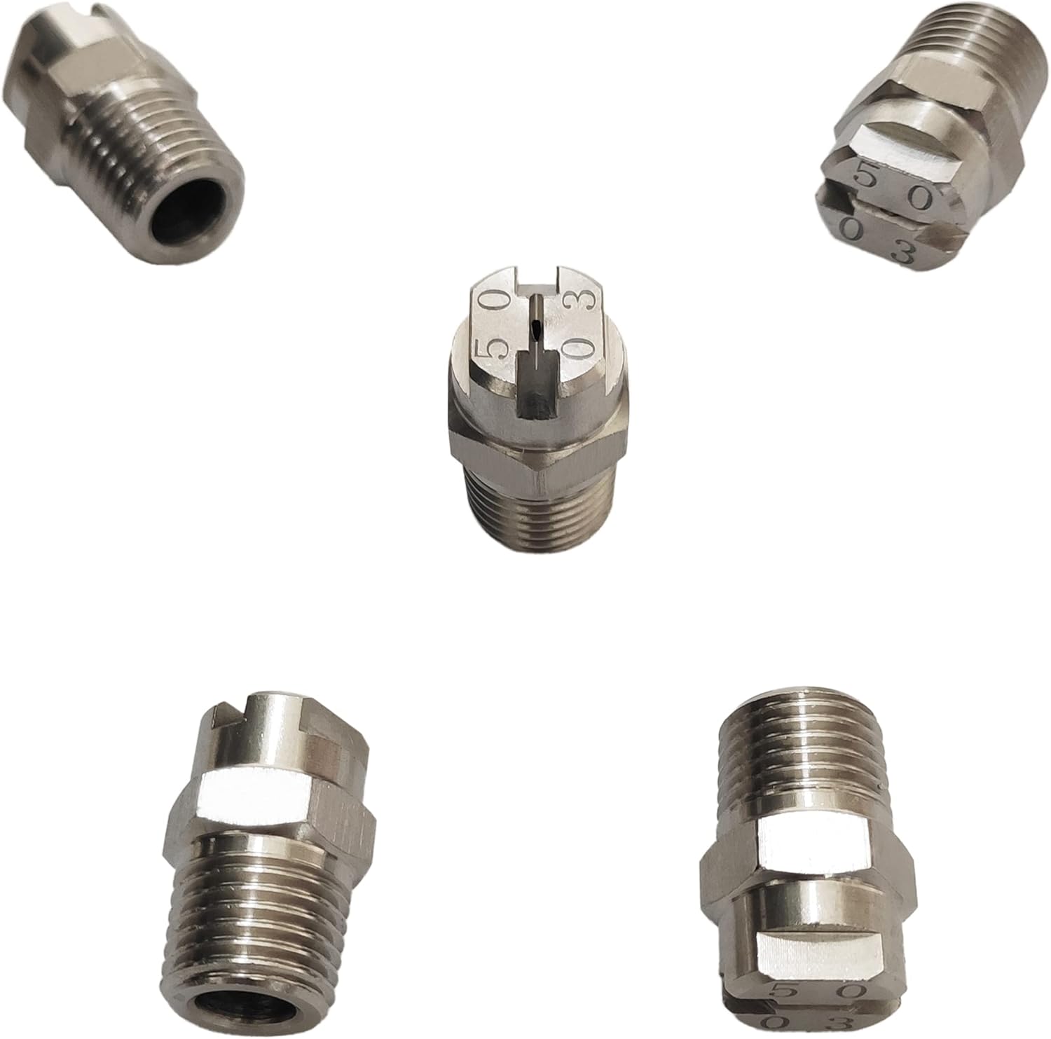 Buses de brouillard HVV-SS5003, buse 5003 (5 pièces) Buse haute pression, buses de nettoyeur ...