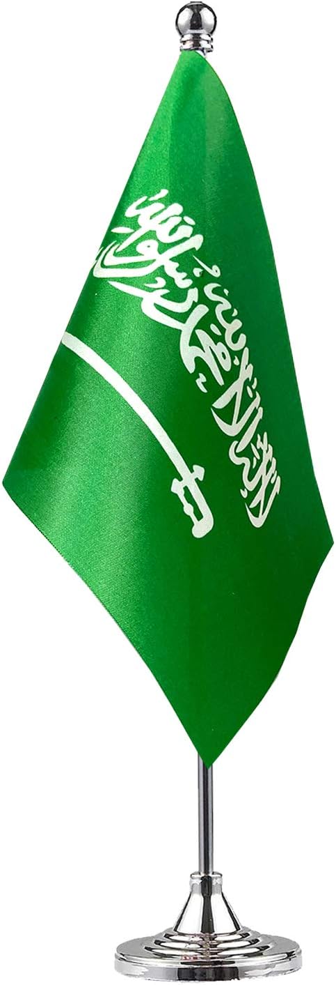 Amazon.com: GentleGirl.USA Saudi Arabia Table Flags,Stick Small Mini ...