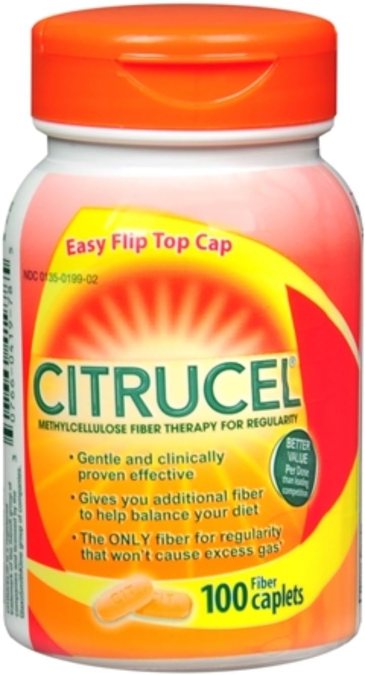 Amazon.com: Citrucel Caplets 100 Caplets (Pack of 7) : Health & Household