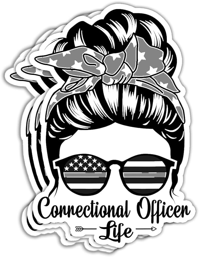 Amazon.com - SODAVA (3Pcs) Correctional Officer Life Sticker ...