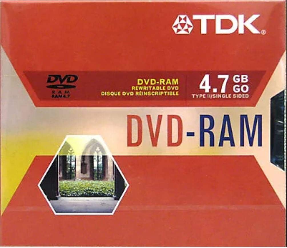 Amazon.com: TDK Electronics - DVD-RAM47SY2 - TDK 4.7GB DVD-RAM Media ...