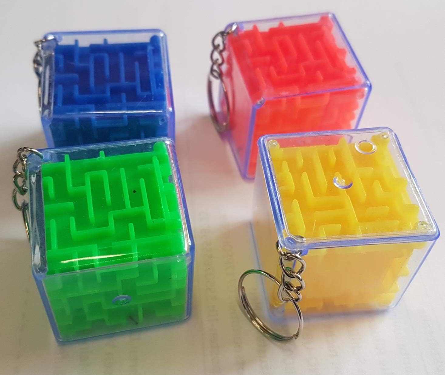 Fat-catz-copy-catz Mini Maze Puzzle Keyring Toys Retro Brain Teasers ...