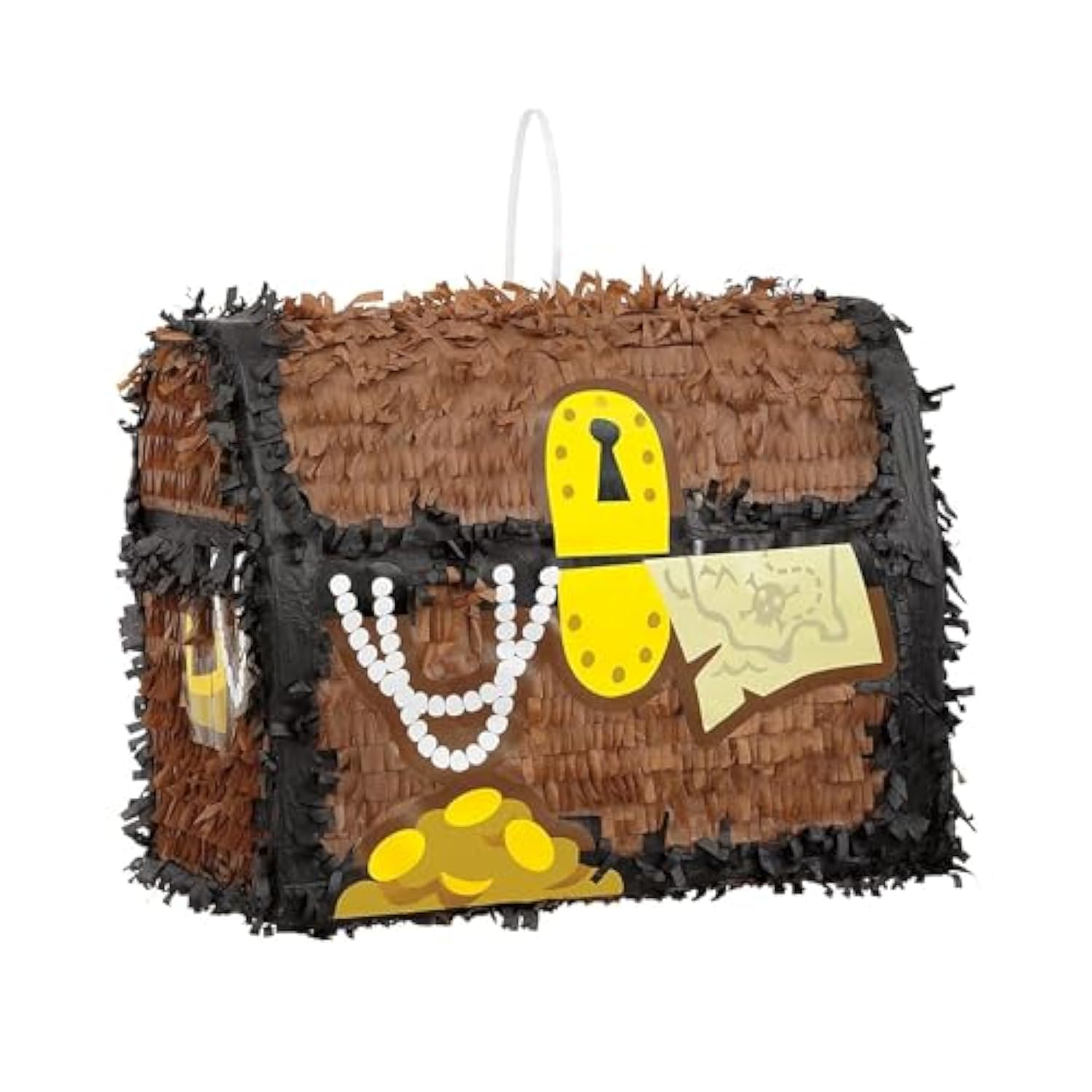 Amazon.com: Unique Pirate Treasure Chest 3D Party Pinata | 11.75" x 10. ...
