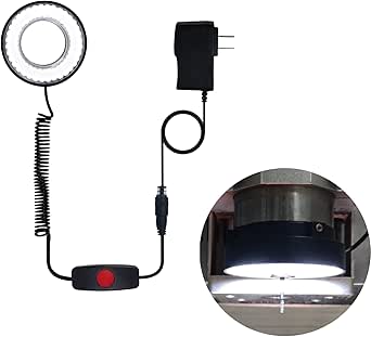 CNC Milling Machine Spindle Ring Light, 55mm Magnetic Brightness ...