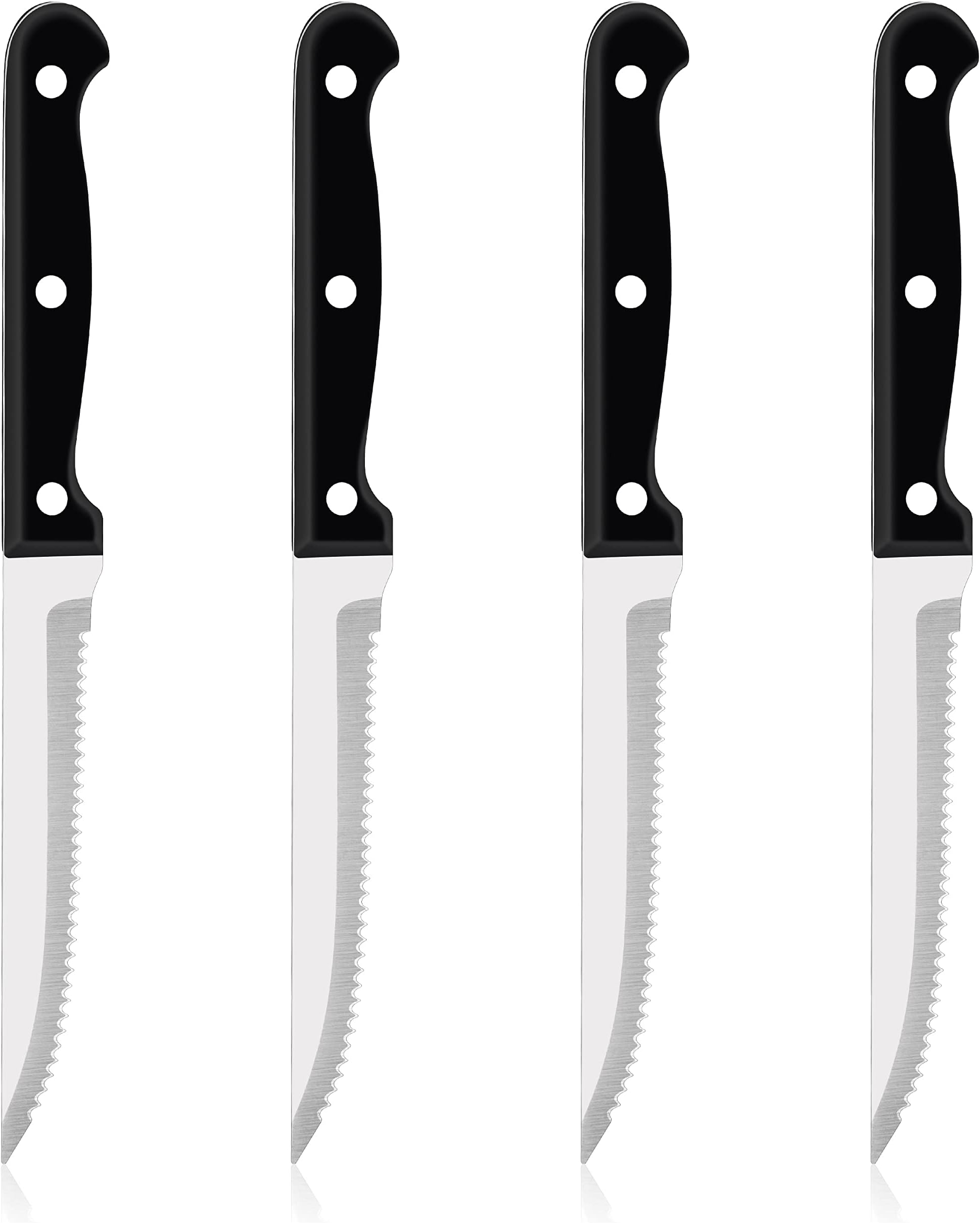 Amazon.com: Tramontina 5” Jumbo Steak Knives Set of 4, Sharp Knife with ...