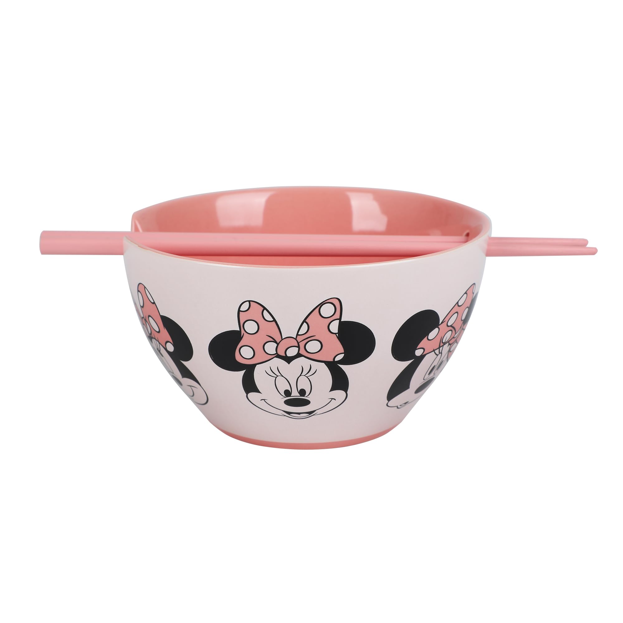 Snapklik.com : Bioworld Disney Minnie Mouse On-the-Go Ramen Bowl