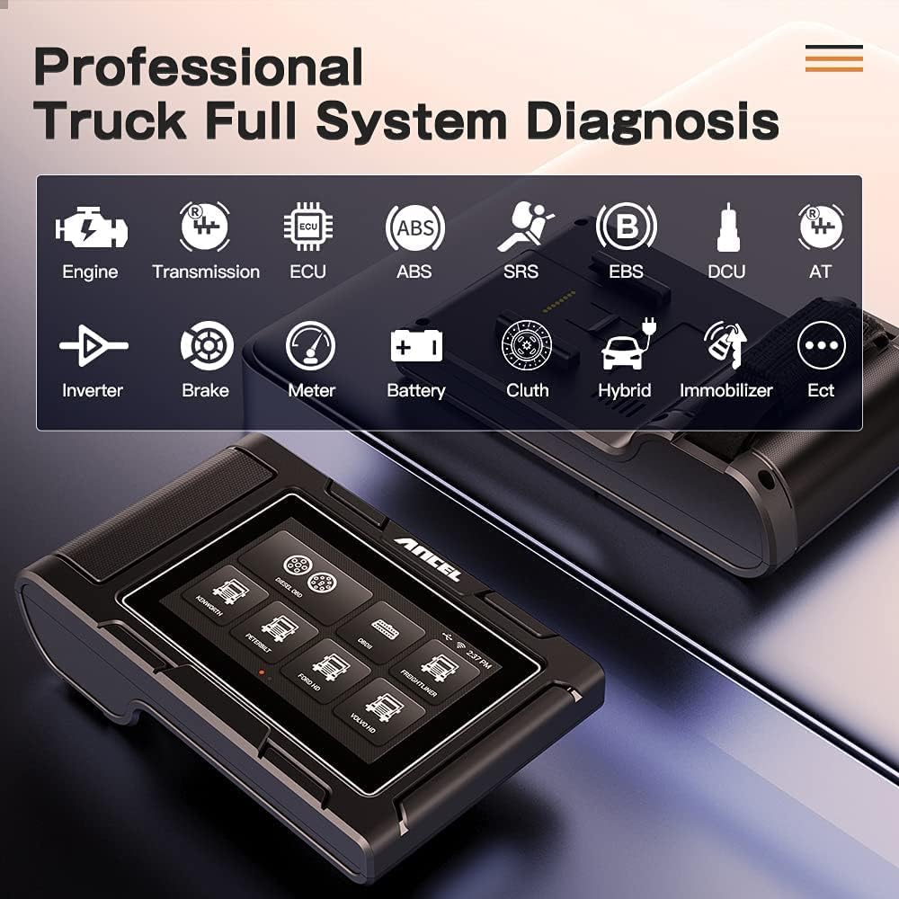 Buy Heavy Duty Truck Scanner Diagnostic Cummins Scan Tool with Printer ...