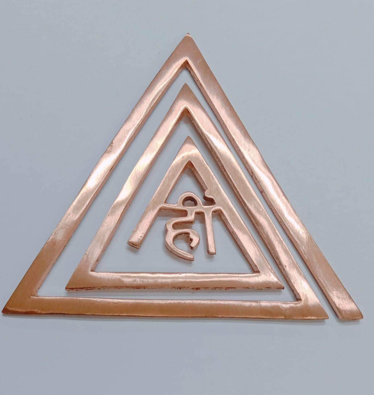Buy Spacetouch Copper Triangle Helix Vastu Dosh Nivaran Helix Triangle ...