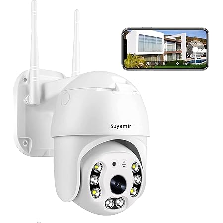 AOOGITF 2K Telecamera Wi-Fi Esterno,1296P PTZ Telecamera Sorveglianza ...