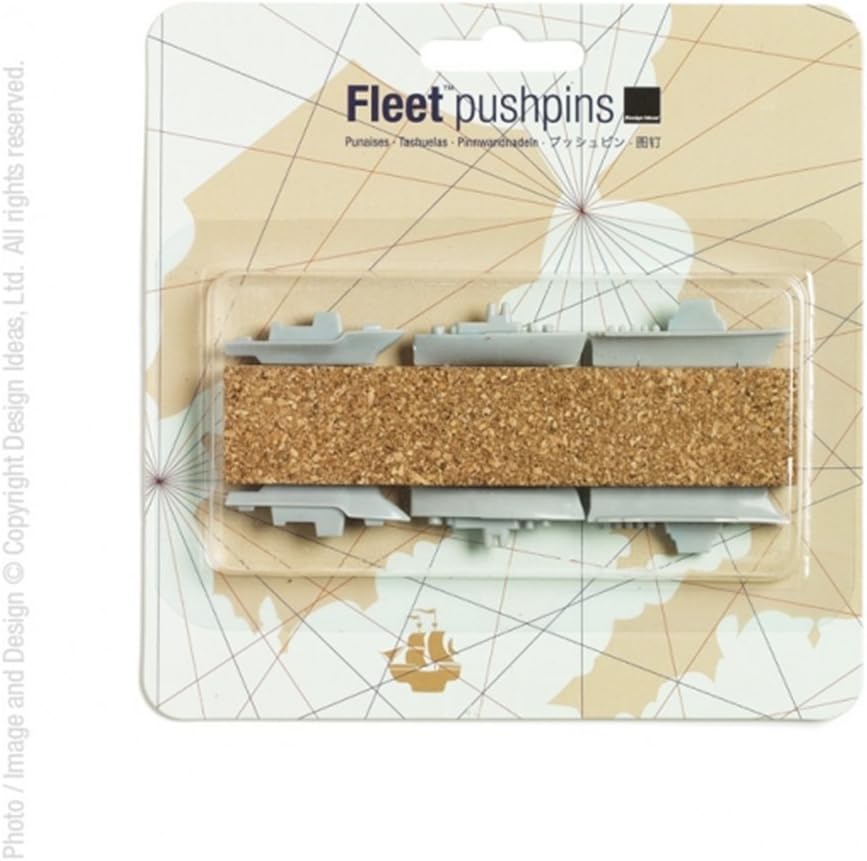 Amazon.com: Design Ideas Battleship Push Pins – Six Boat Tacks – 1.4” x ...