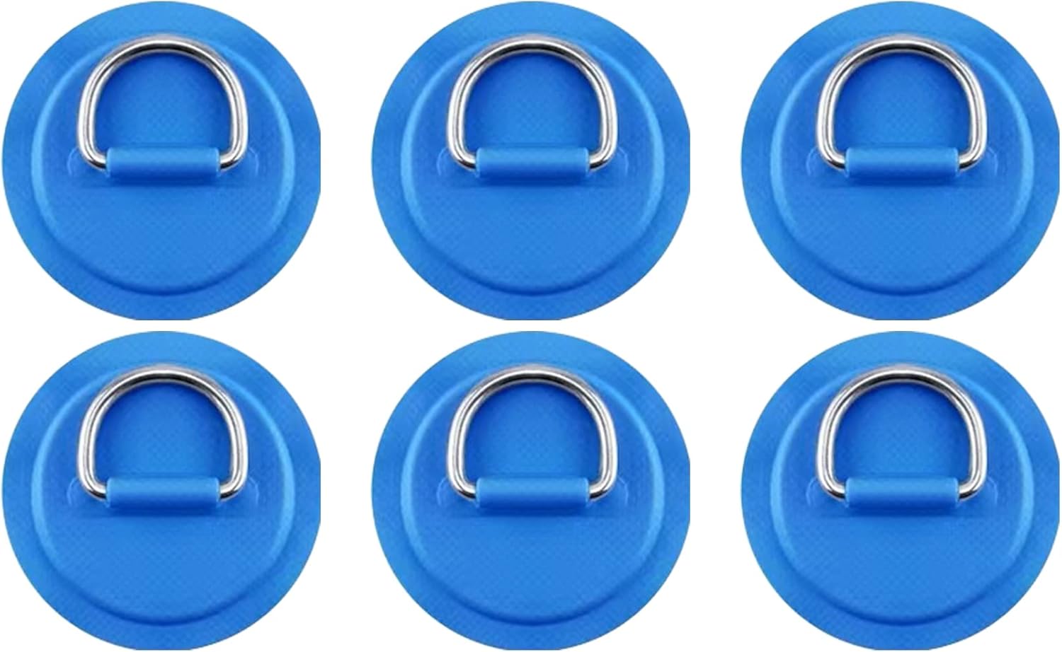 Amazon.com: aiwiri 6 Pieces Stainless Steel D Rings Patch for PVC ...