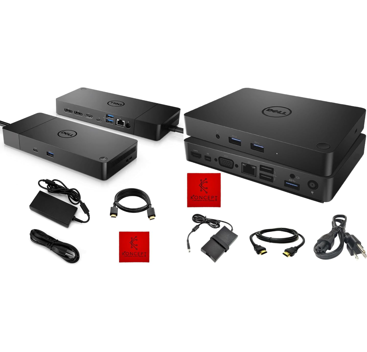 Amazon.com: Bundle: Dell WD19S & WD15 Docking Stations for Dual ...