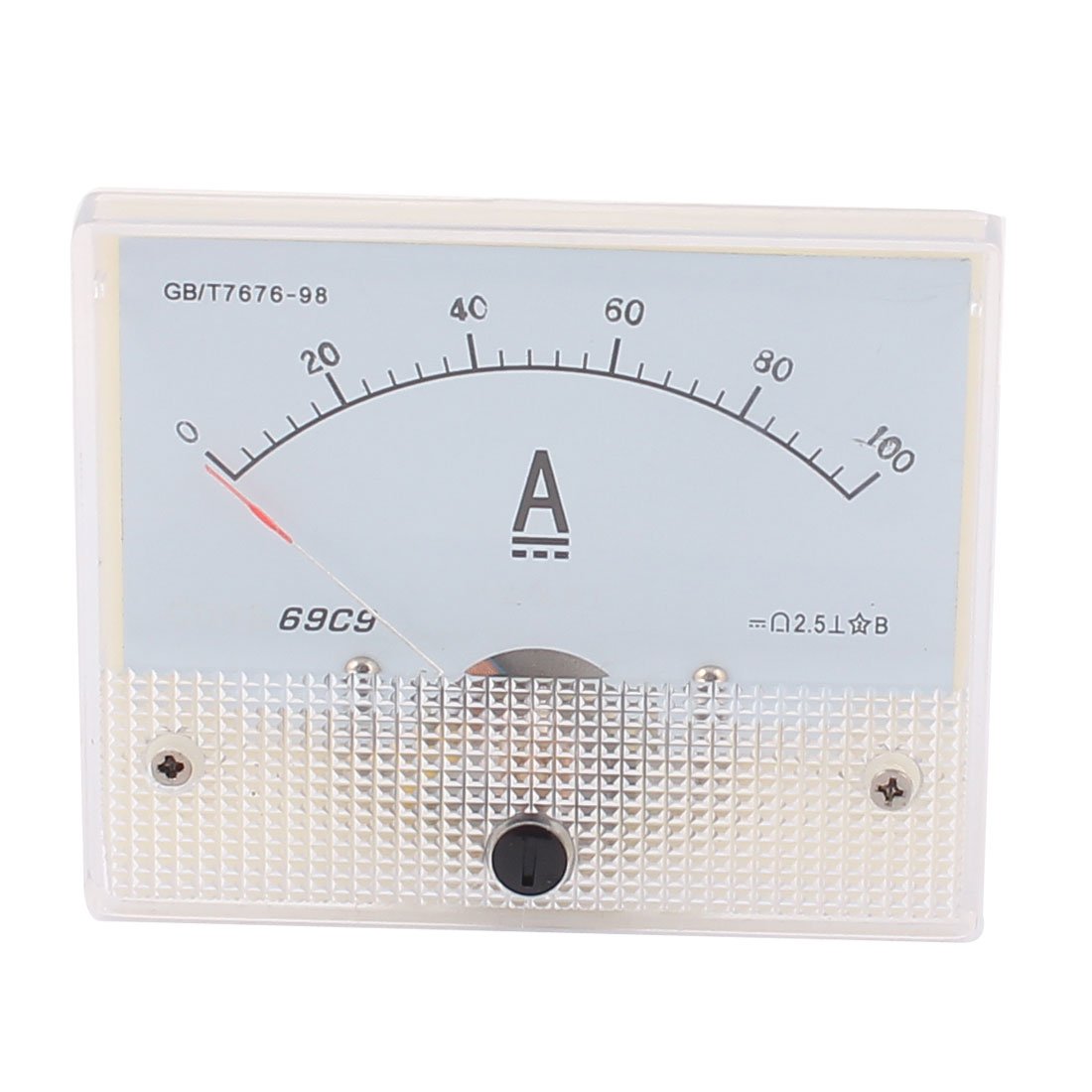 Amazon.com: uxcell Analog Current Panel Meter DC 0-100A 69C9 Ammeter ...