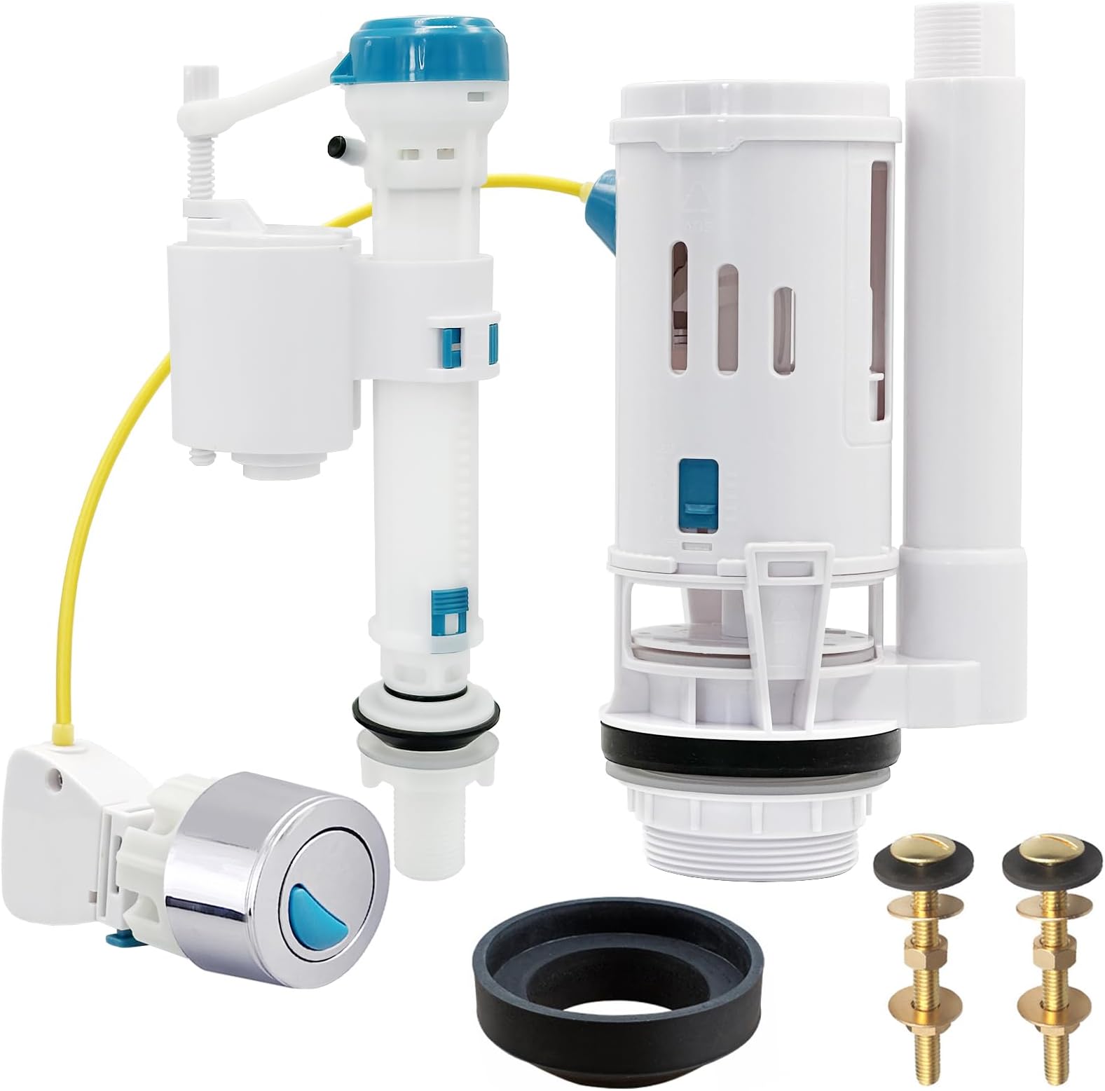 Twyford Toilet Cistern Kit, Single Flush Syphon, Ball, Inlet Valve ...