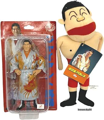 Amazon.co.jp: All Japan Pro Wrestling G-Baba Gown Kimono Figure Plush ...