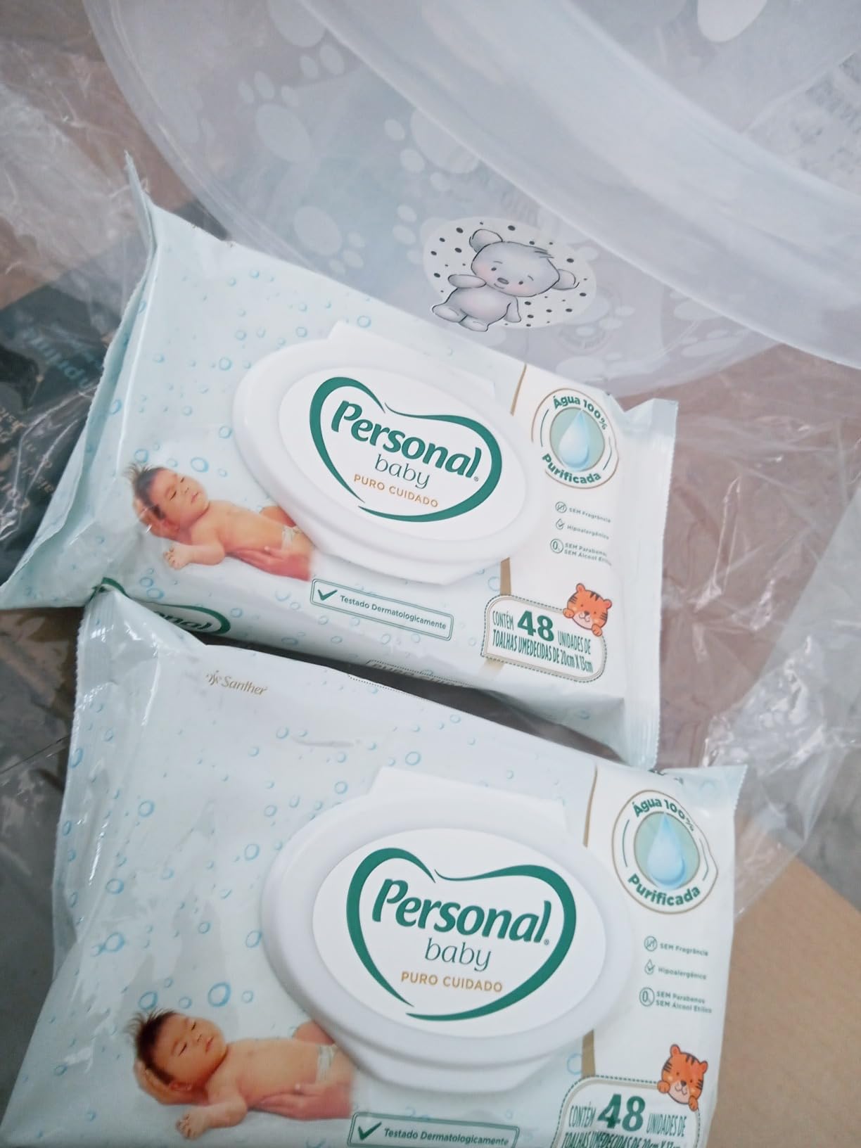 Personal Toalha Umedecida Baby Puro Cuidado, 48 Unidades | Amazon.com.br