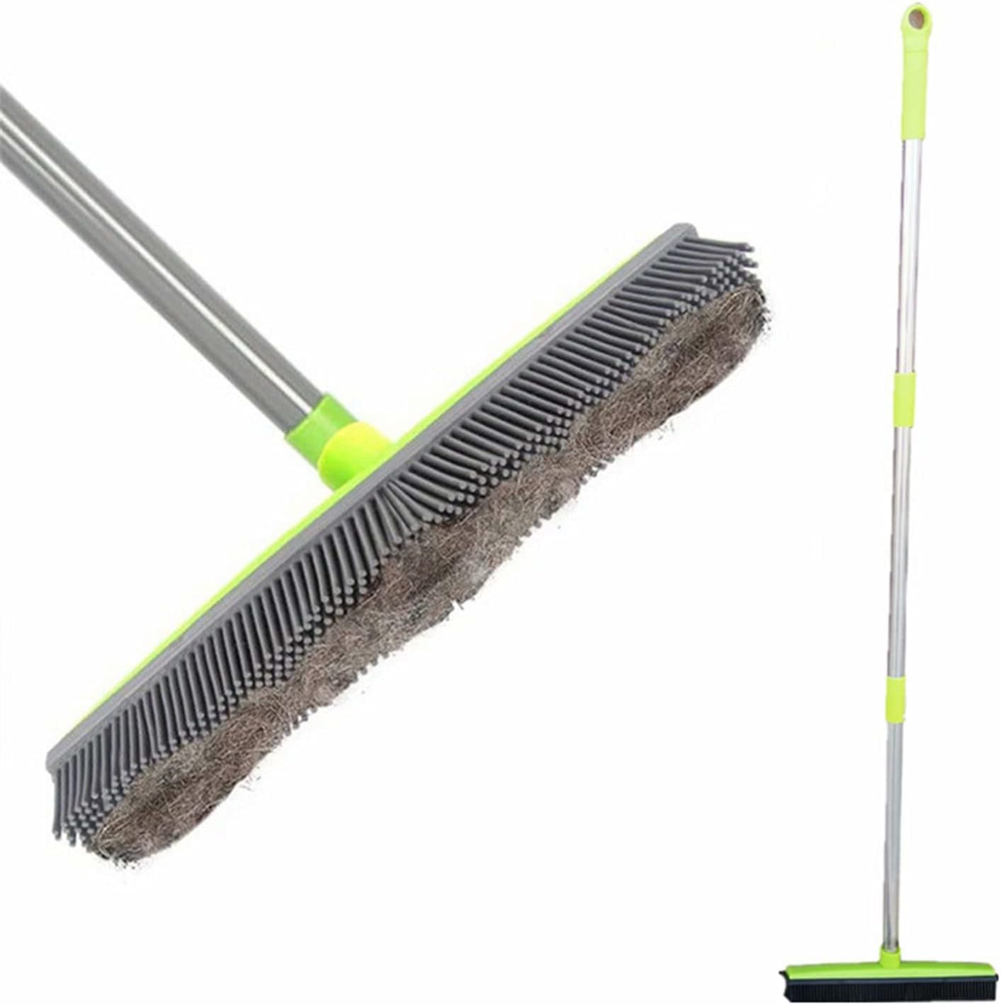 Amazon.com: ASkinds Carpet Hair Removal Broom with Squeegee, Rubber ...