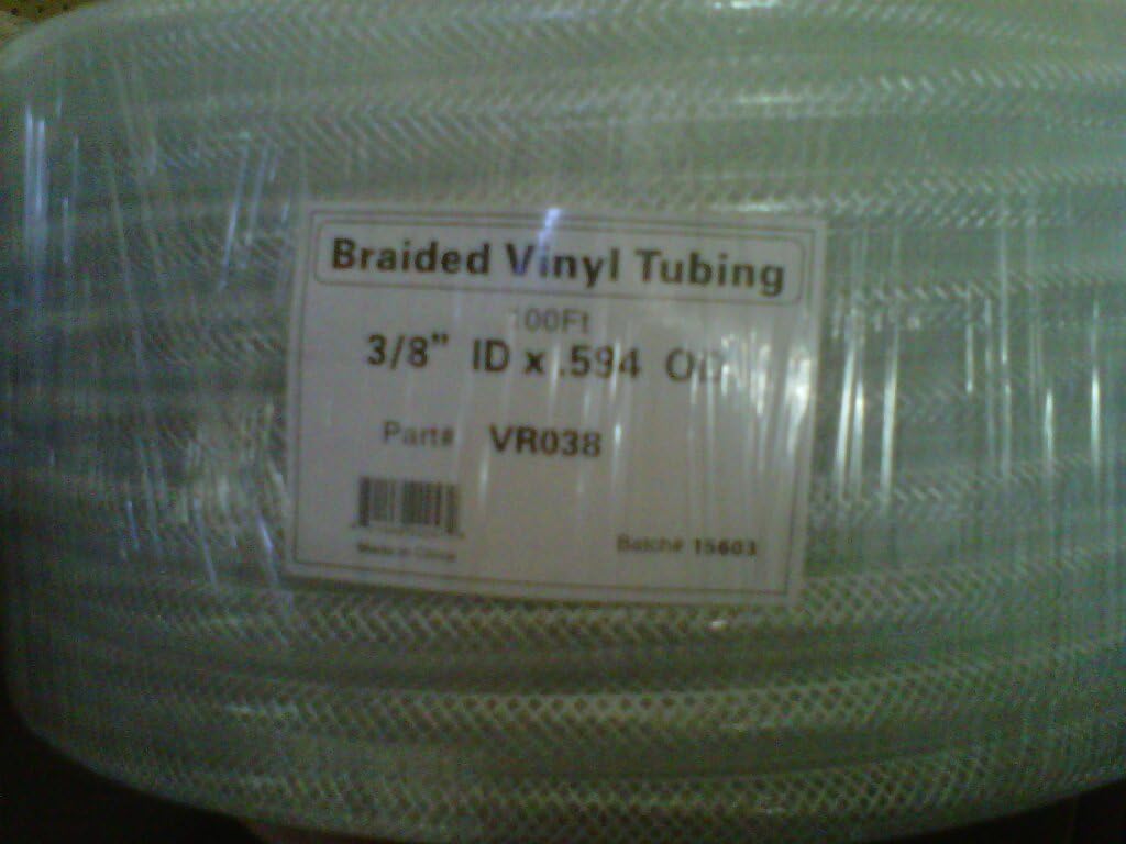 Amazon.com: Alpine Corporation 100' Braided PVC Tubing with 3/8" Inside ...