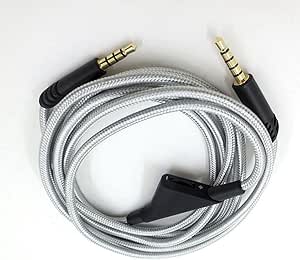 Amazon.com: Headphone Cable Cord, 6.6ft Length Adjustable Volume ...