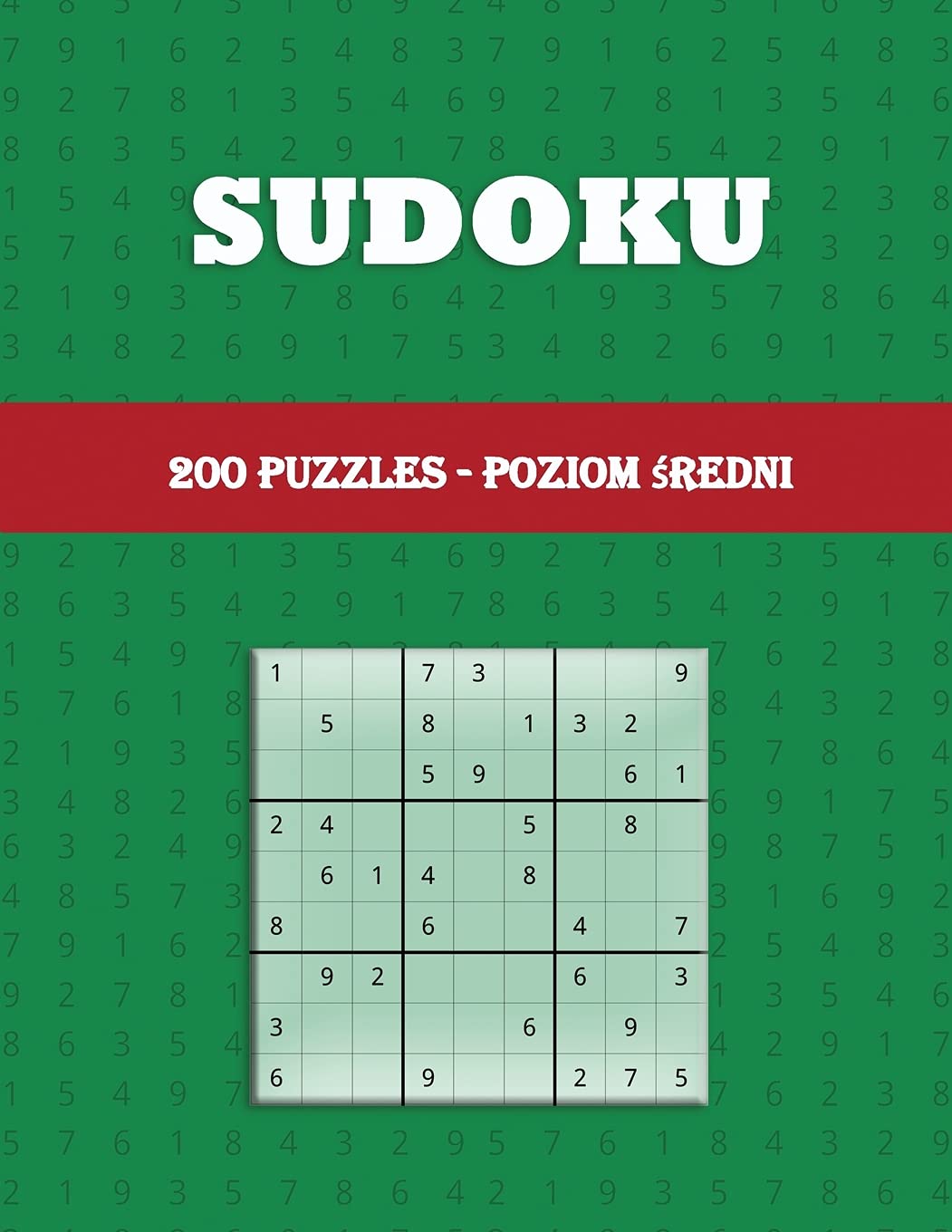 Buy Sudoku 200 PUZZLES - poziom średni: Zabawa dla wszystkich grup ...