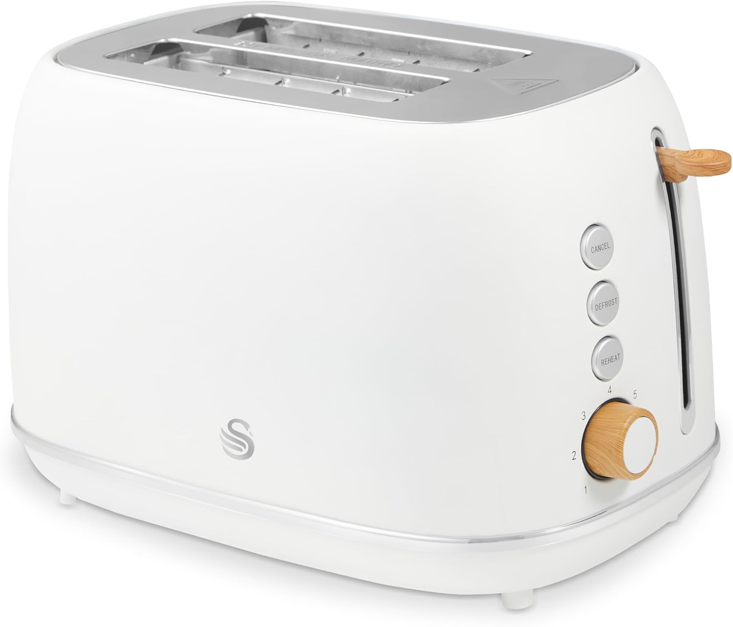Swan Fjord 2 Slice Toaster with 7 Browning Levels for Toast, Bagels ...