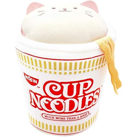 Amazon.com: Anirollz Stuffed Animal Plush Nissin Top Ramen Blanket ...