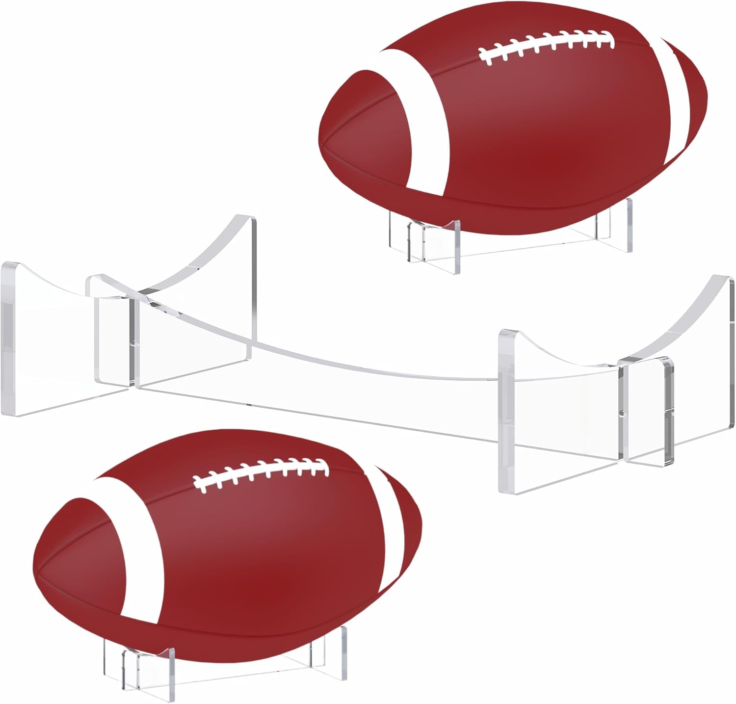 Amazon.com: HEMYLU Football Stand 3-Pack, Acrylic Display Stand for ...