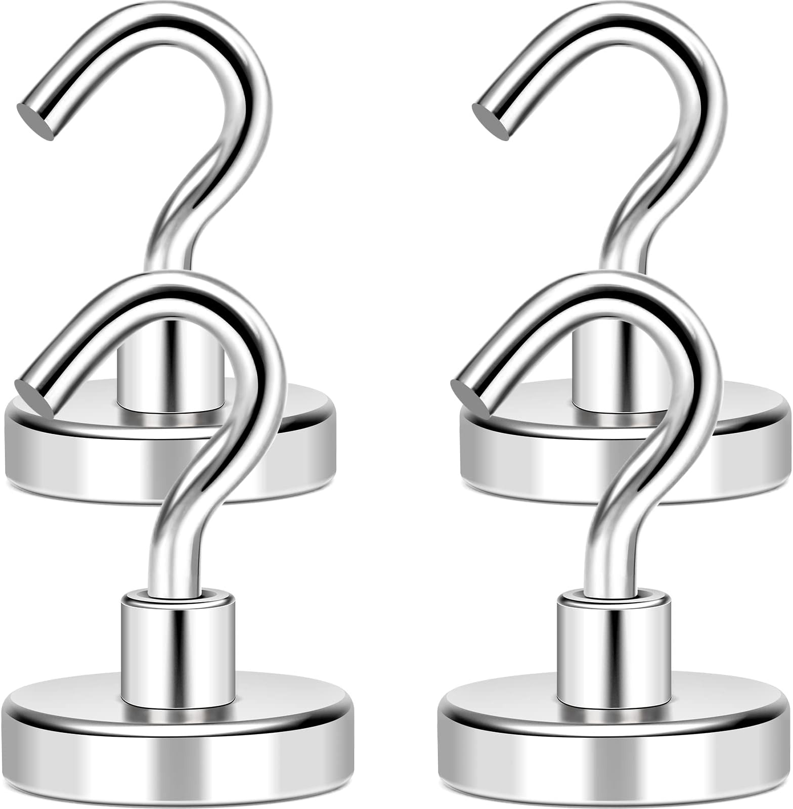 Amazon.com: MIKEDE Magnetic Hooks, 80Lbs+ Heavy Duty Magnetic Hooks for ...