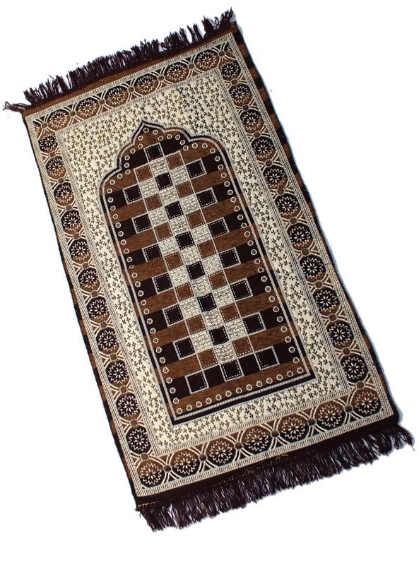 Buy ADIRNY Cotton Prayer Mat 44x28 inch Musalla Janamaz for Namaz ...