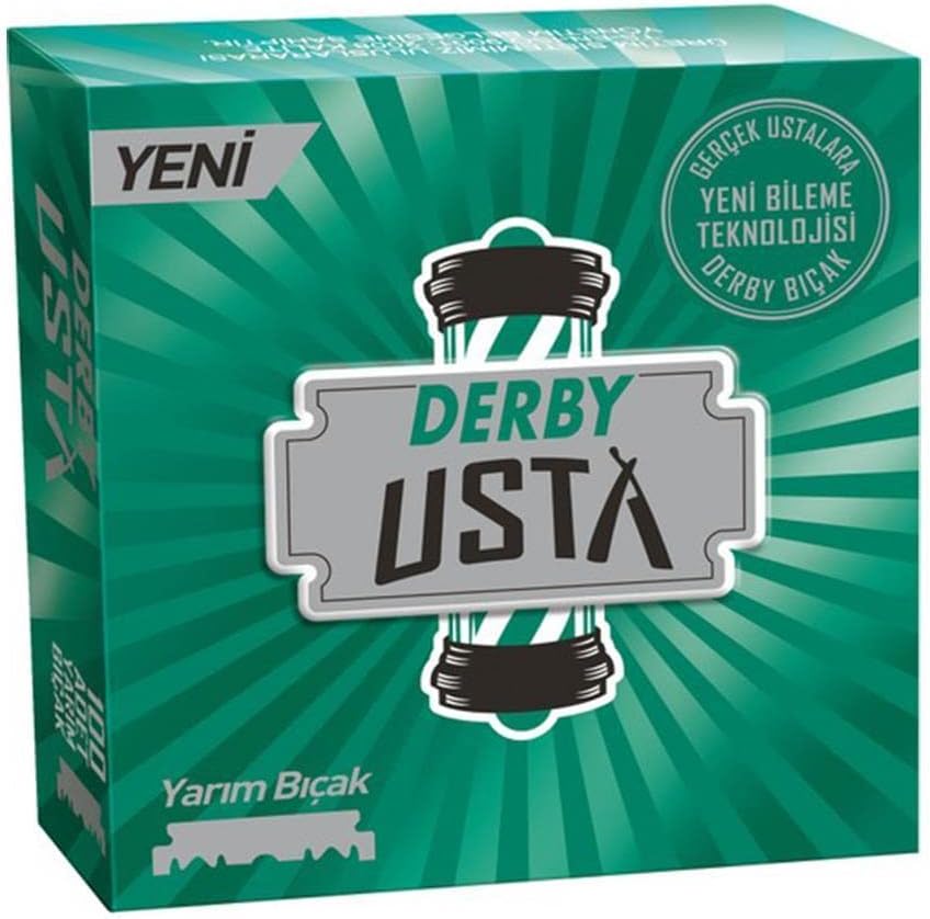 Amazon.com: Derby USTA Single Edge half Shaving Blades For Straight ...