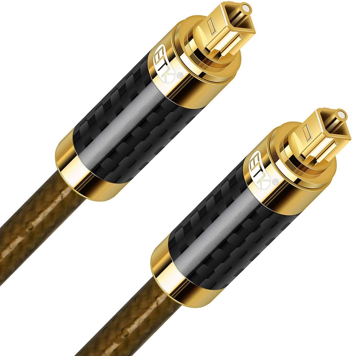 Cable Óptico – Syncwire 1.8M Audio Óptico Flexible de Puerto Toslink ...