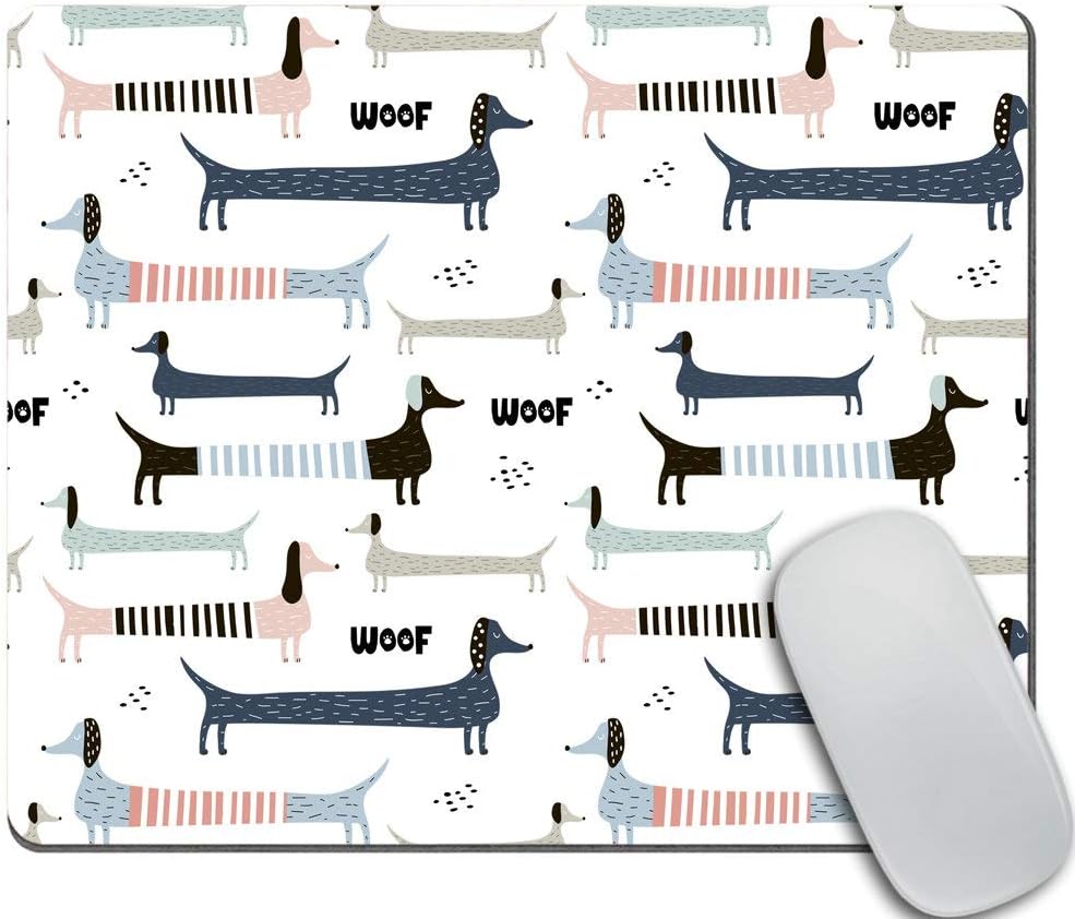 Amazon.com: Dachshund Puppies Mouse Pad, Mousepad (Dogs Mouse Pad ...