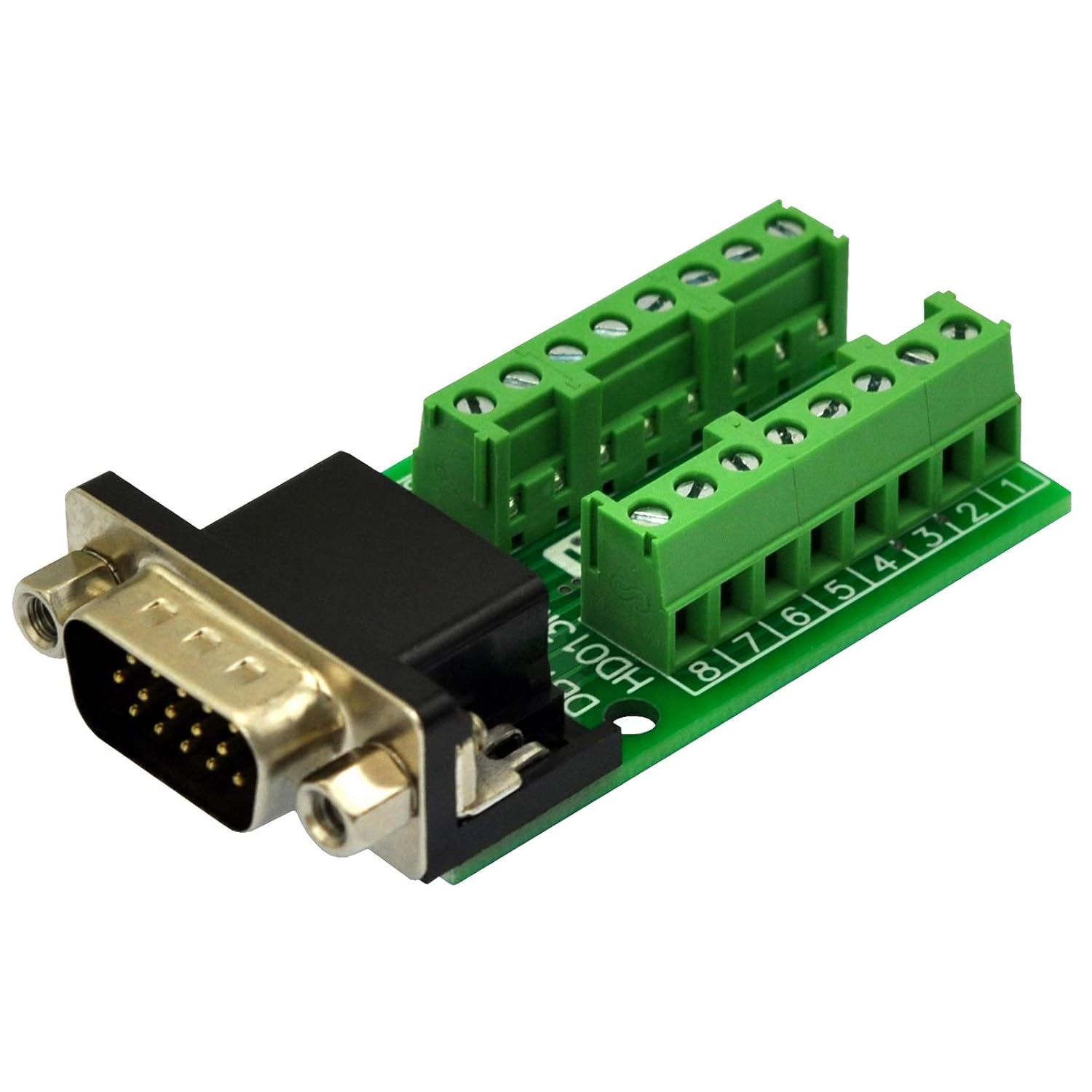 Amazon.com: Slim Right Angle D-SUB Header Breakout Board Terminal Block ...