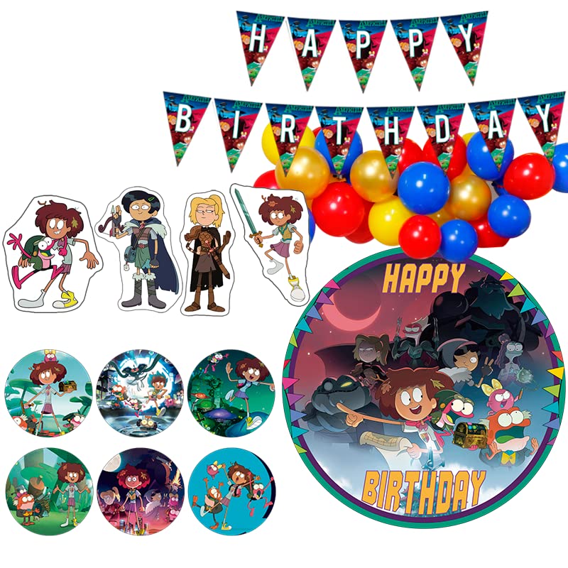 Kit Amphibia Suministros de Decoracion Set de Globos para Fiesta tipo ...