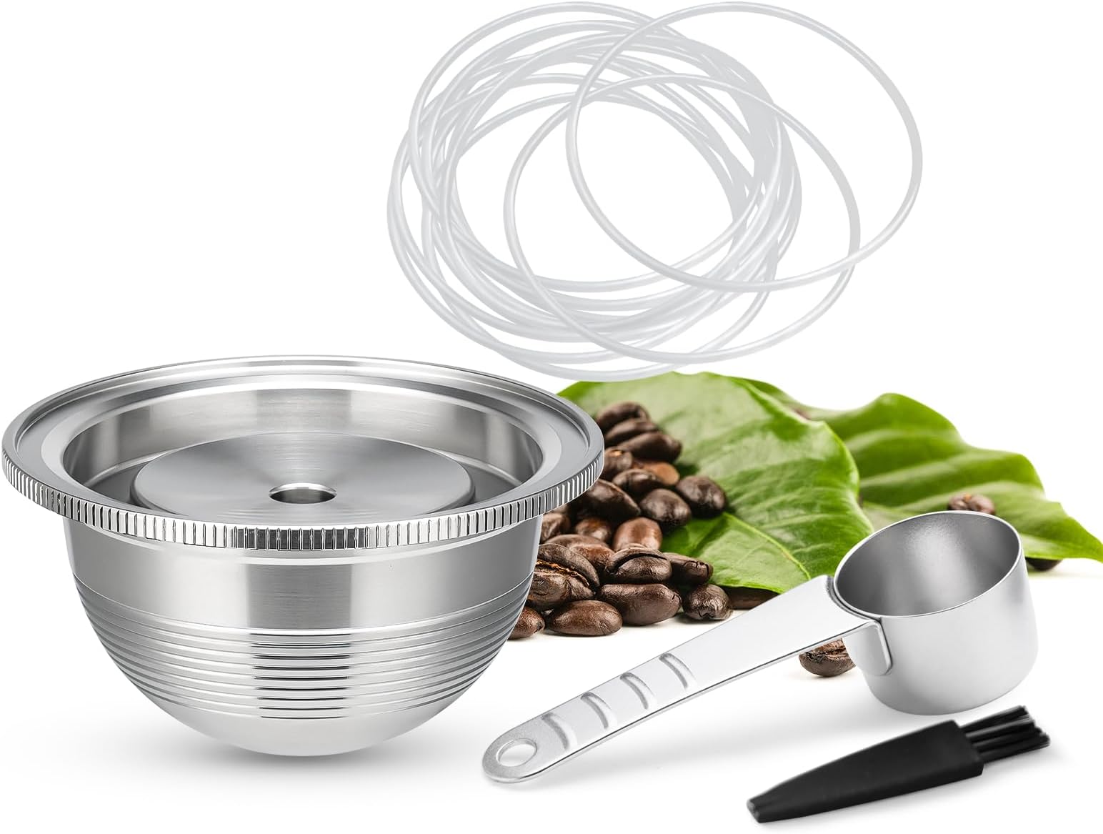 Amazon.com: HAILASRE Stainless Steel Reusable Coffee Pod 150ml/5oz ...