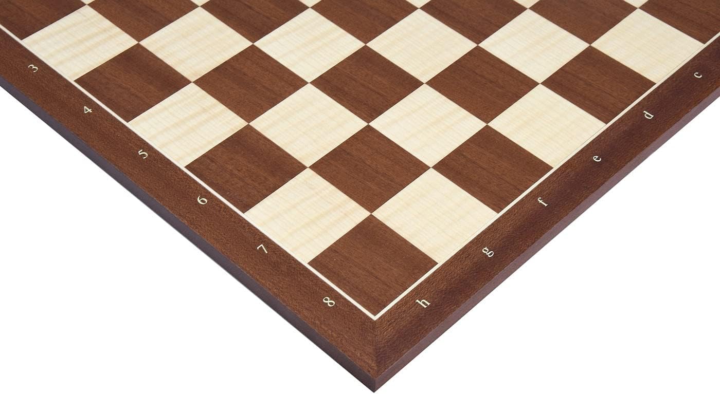 Amazon.com: Spanish Veneer Wooden Chess Board Deluxe Sapele & Sycamore ...