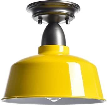 TENGIANTS Yellow Ceiling Light Fixture Macarons Indoor Ceiling Lights ...
