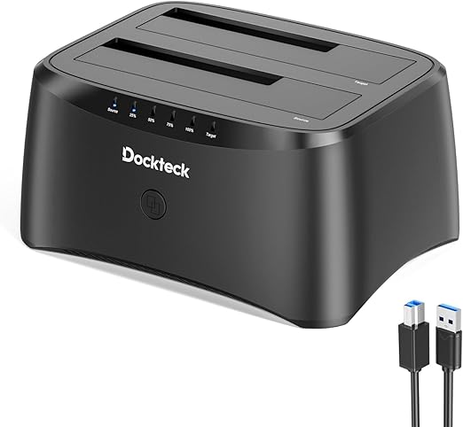 Amazon.com: Hard Drive Docking Station, dockteck USB 3.0 to SATA Dual ...
