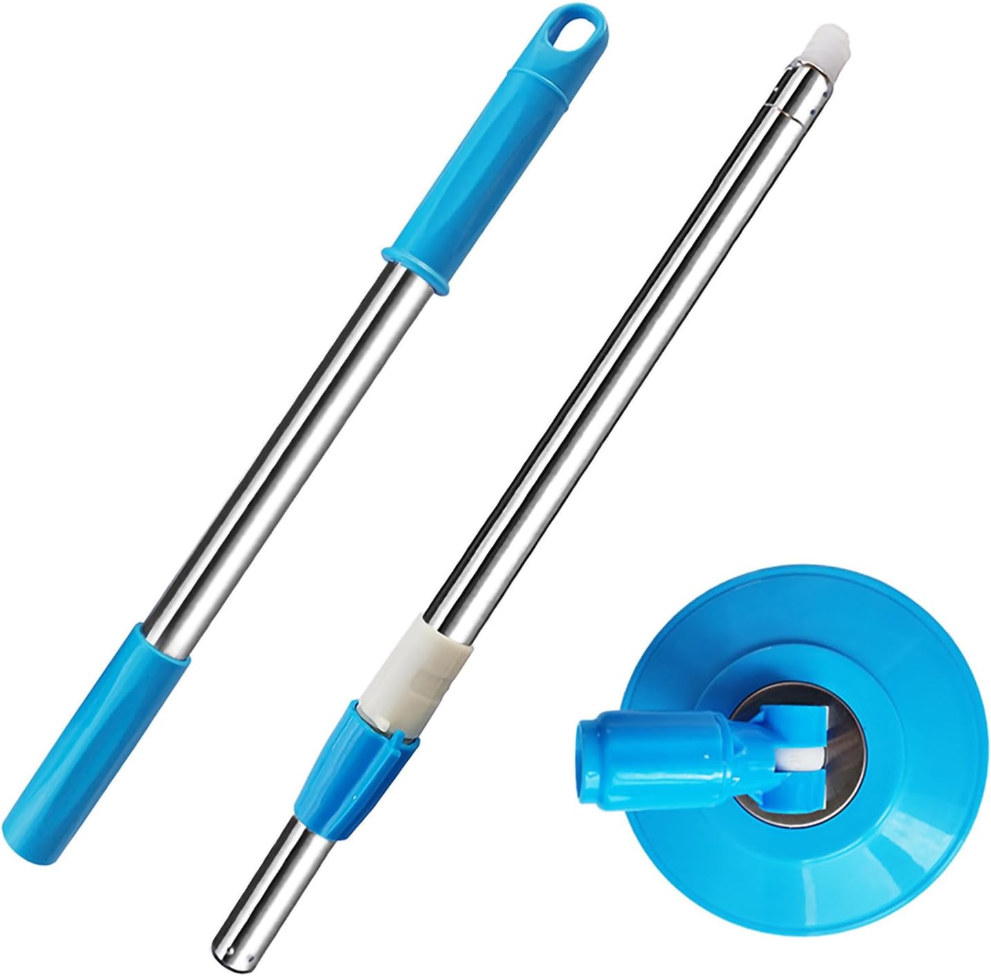 Amazon.com: Midremer Spin Mop Replacement Mop Handle, 49-inch 360 ...