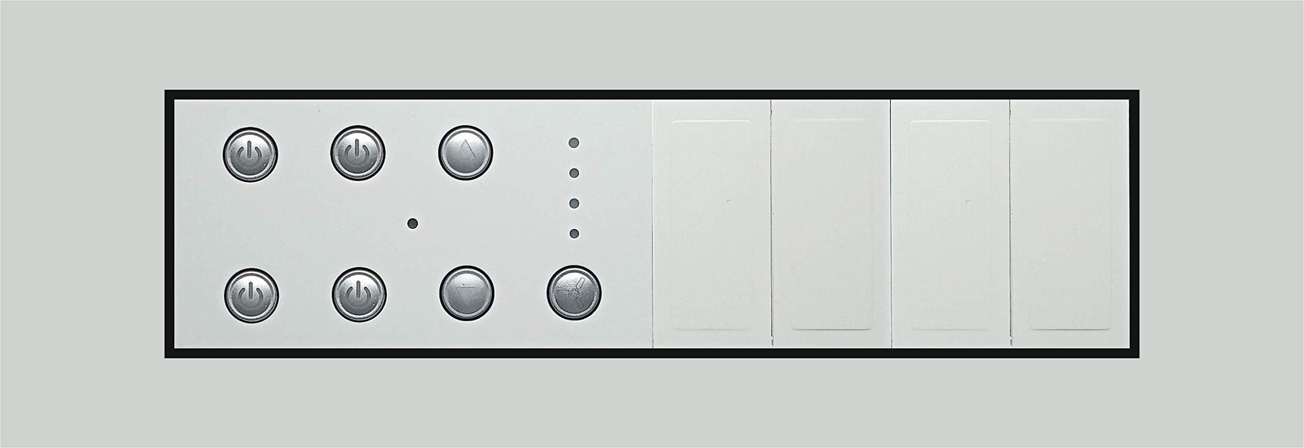 Smarteefi 8 Port Modular WiFi Smart Switch Board, 7 Smart Switch, 1 ...