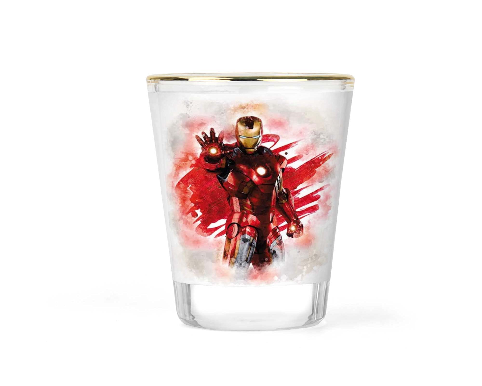 Superhero Shot Glasses - Antman - Black Panther - Black Widow - Captain ...