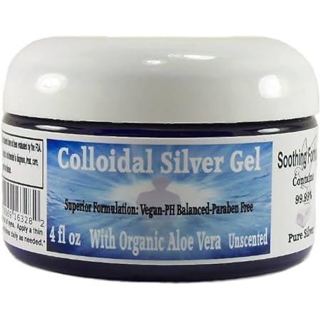 Amazon.com: Structured Colloidal Silver Gel with Aloe Vera, for Burns ...