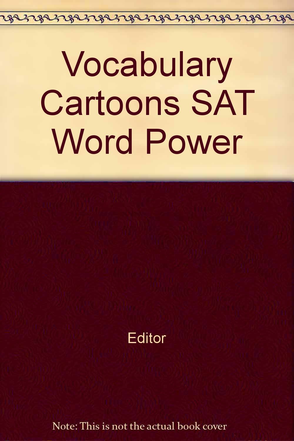 Vocabulary Cartoons SAT Word Power: unknown author: Amazon.com: Books