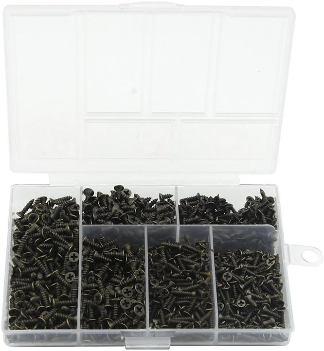 Amazon.com: Small Wood Screws Set, Linwood 5mm 6mm 7mm 8mm 10mm Antique ...
