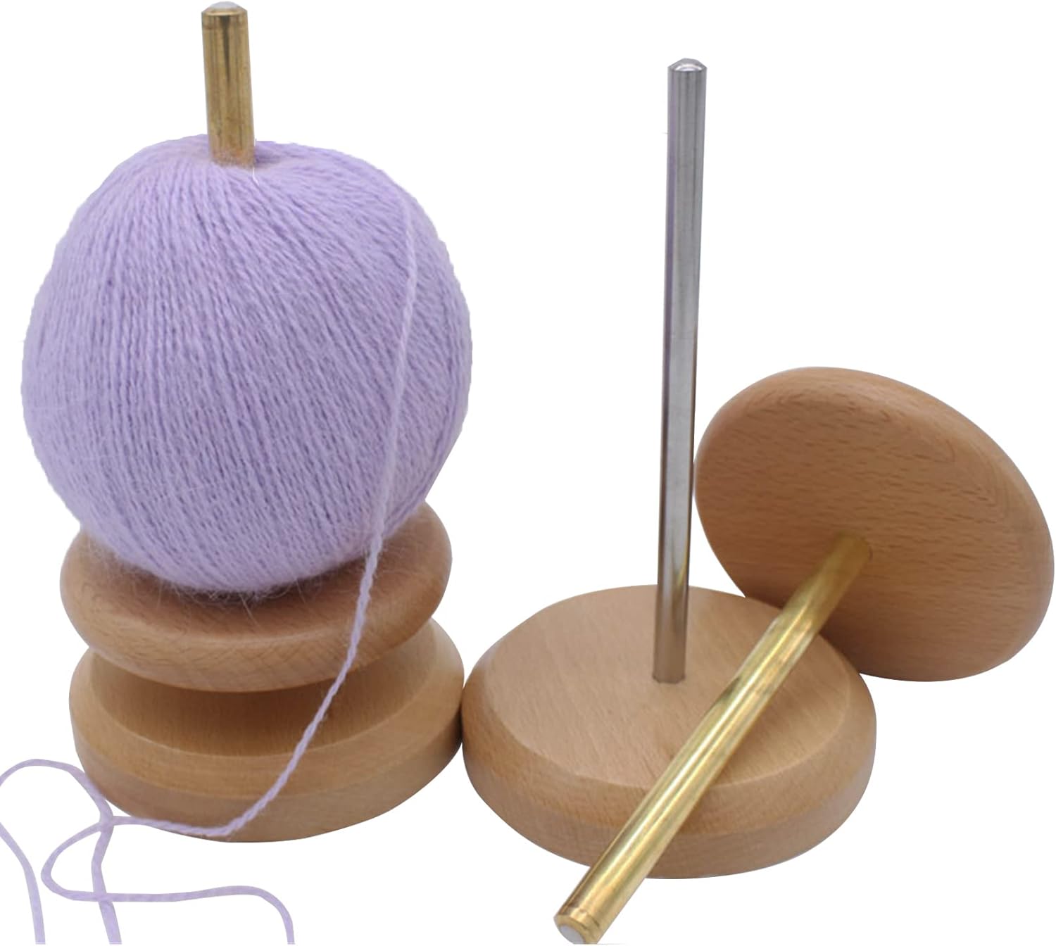 Amazon.com: Wooden Yarn Spool Holder, Joyeee Classic Thread Spool ...