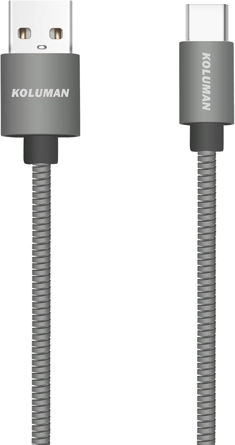 Koluman KD-34 Cable Type-C, Charge+ Transfer (Sync and Charging), Compatible with Samsung Galaxy ...