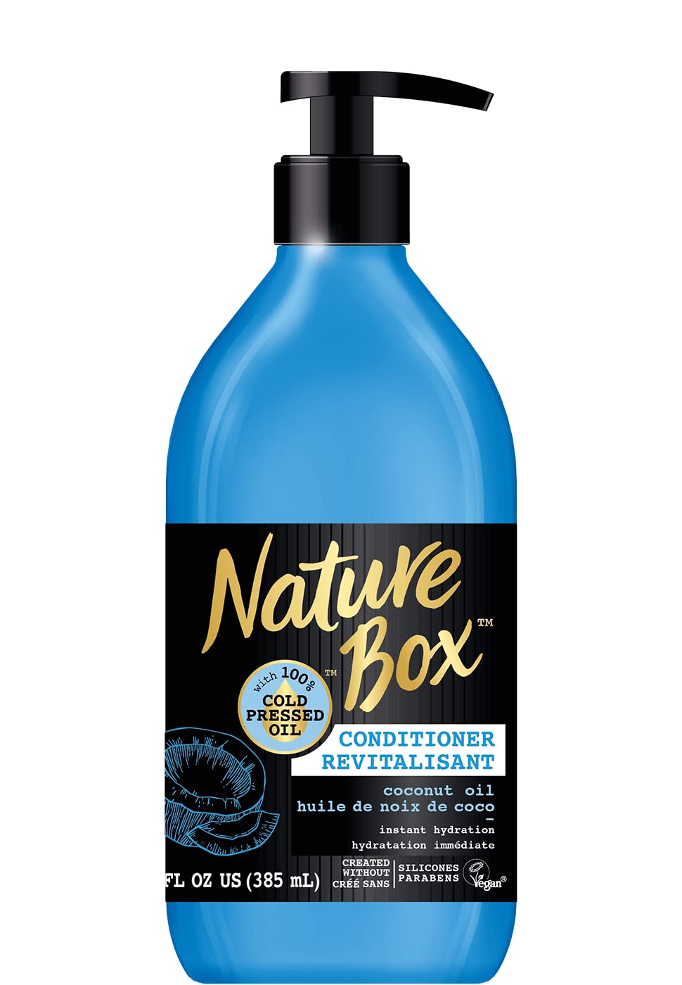 Amazon.com : Nature Box Conditioner - for Instant Hydration, with 100% ...