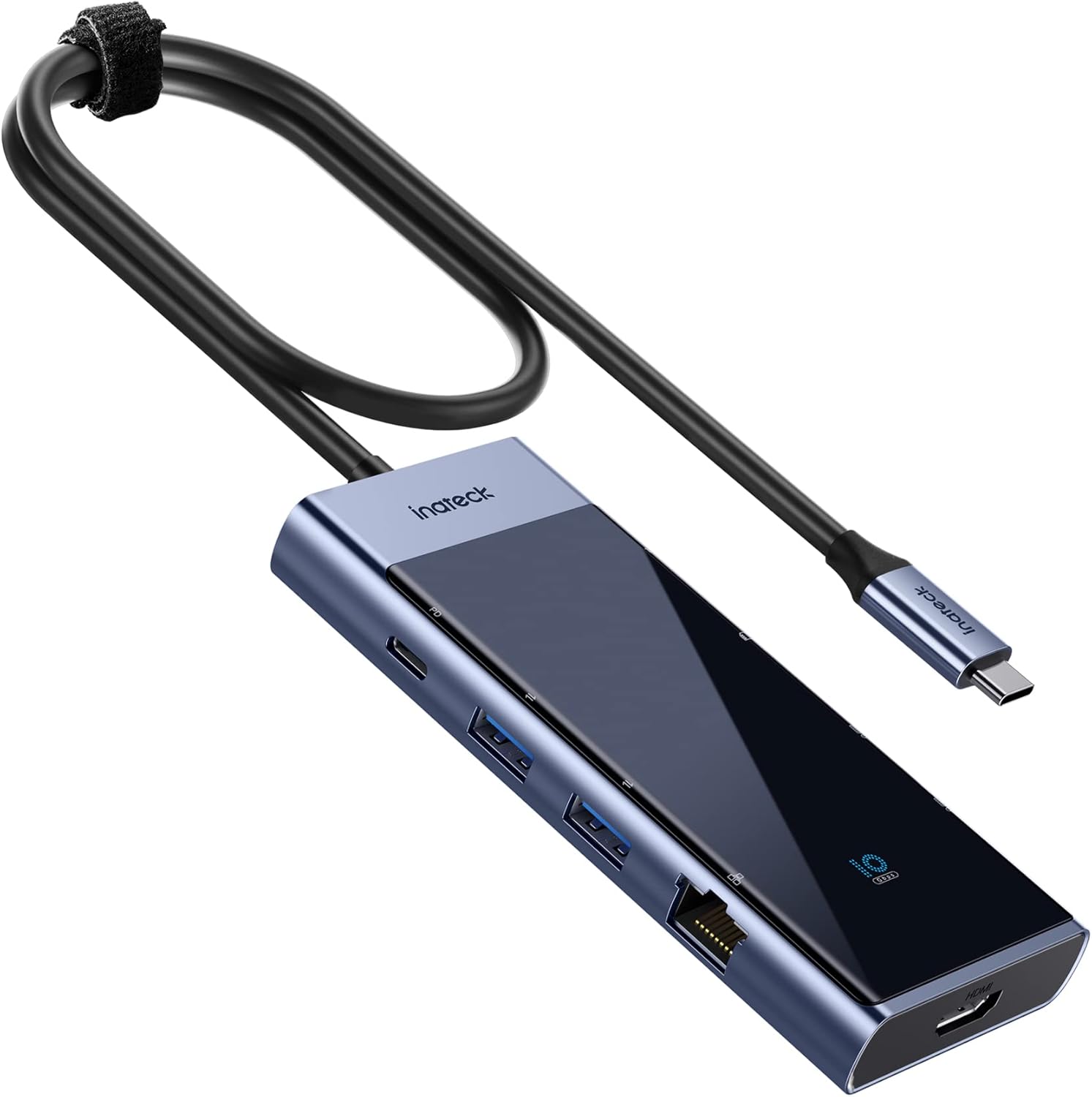 Amazon.com: Inateck USB C Hub with 10 Ports, USB 3.2 Gen 2 Speed, 1.6ft ...