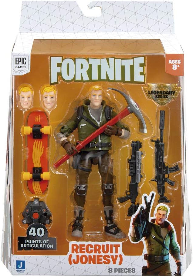 Amazon.com: Fortnite FNT0655 Legendary Series, 1 Pack-6 Inch Recruit ...